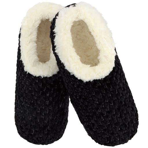 Women Rich & Fabulous Slipper Black – snoozies!