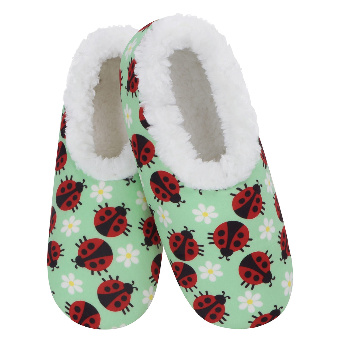 Womens Lady Bugs Print Slippers – snoozies!