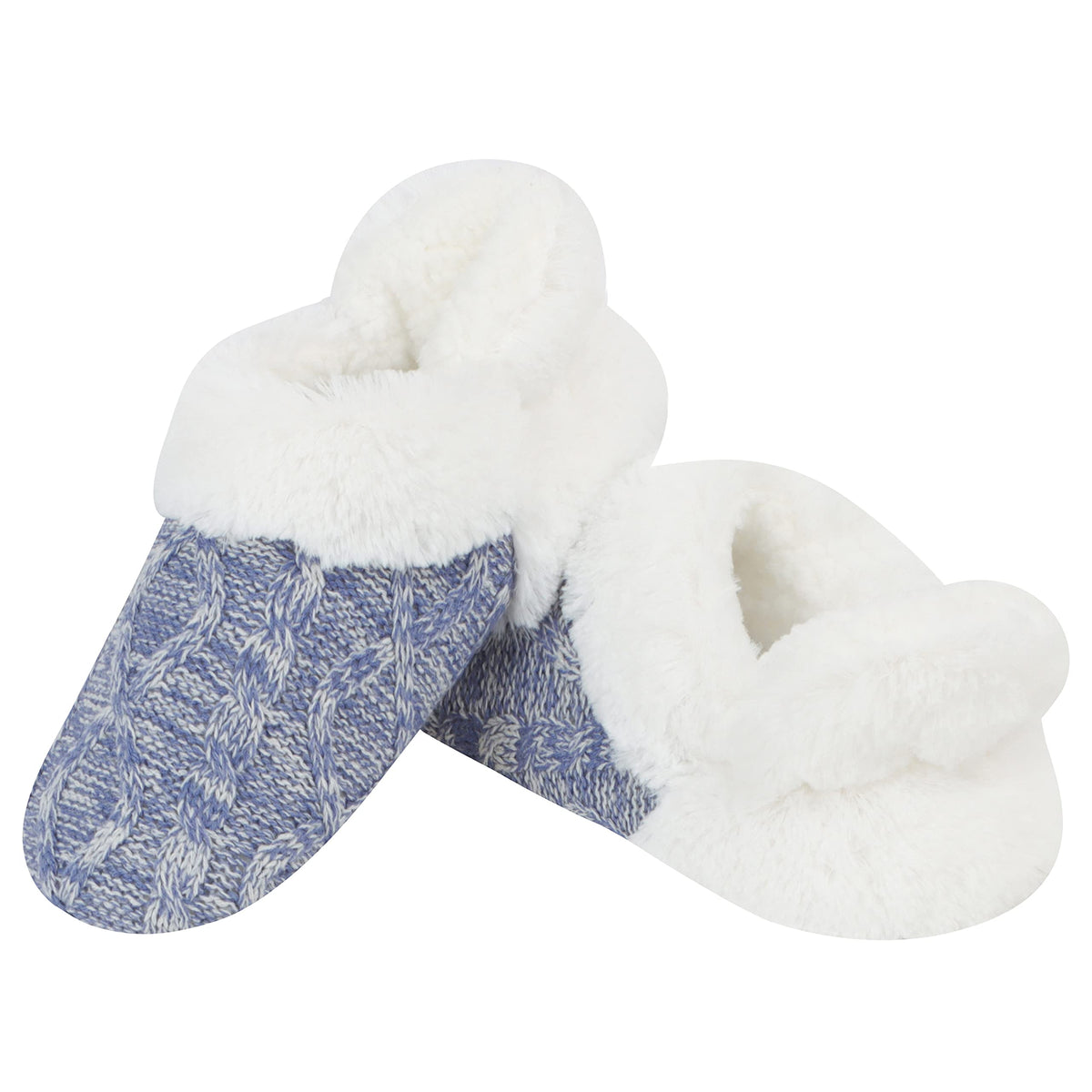 Women It's A Wrap Slipper Blue – snoozies!