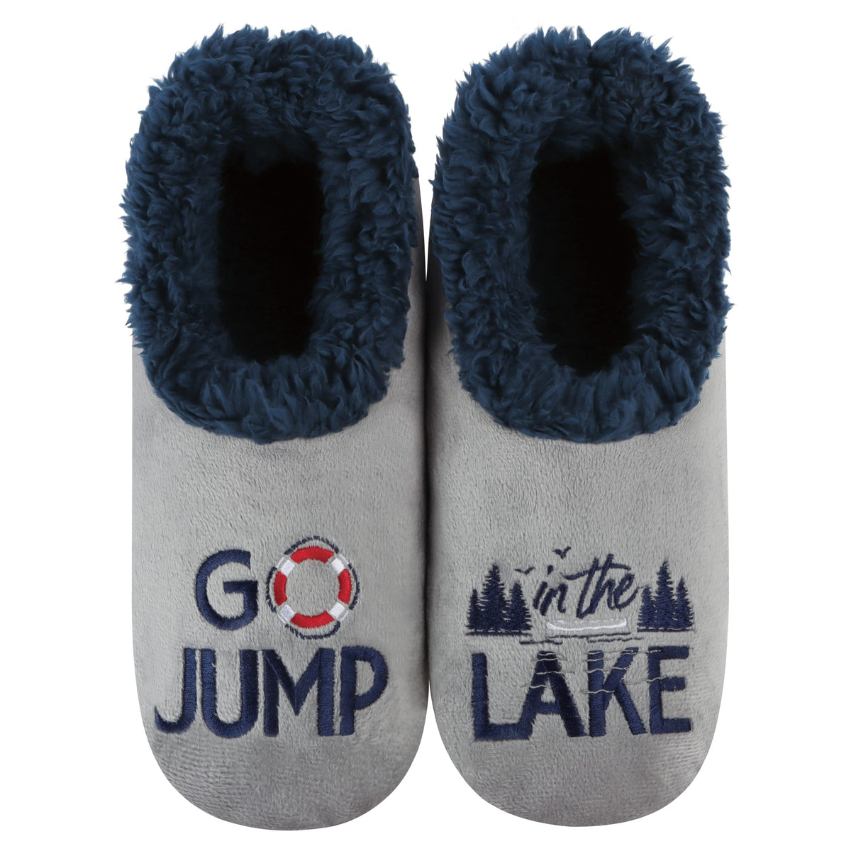 Mens Jump in the Lake Pairable Slippers – snoozies!