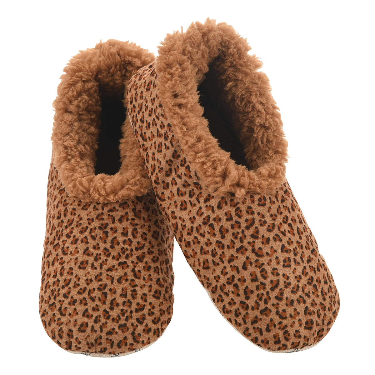 Womens Leopard Print Slumbies Slipper Tan – snoozies!