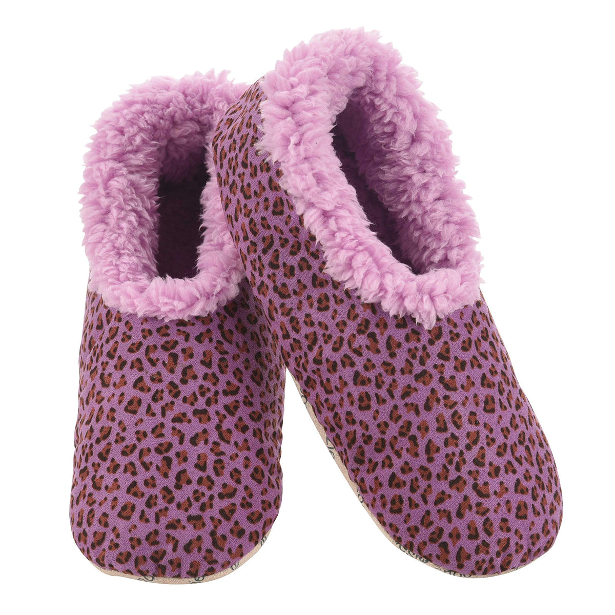 Womens Purple Leopard Print Slumbies Slipper – snoozies!