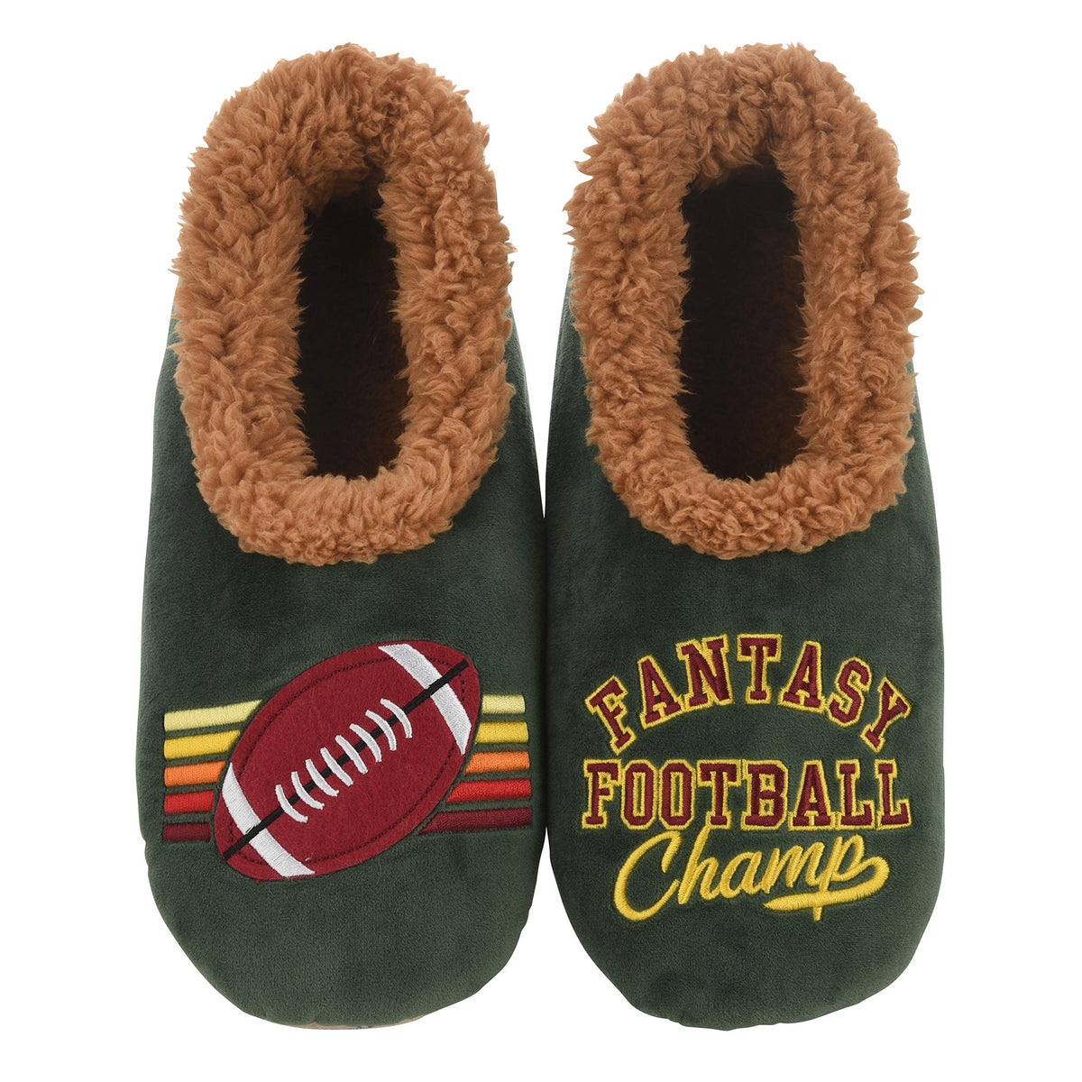Mens Pairable Slippers Fantasy Football – snoozies!